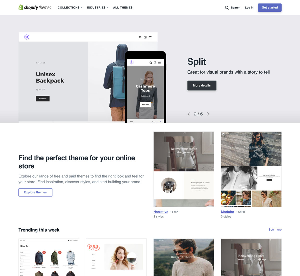 When to Use a Theme from the Shopify Theme Store - Barrel.blog